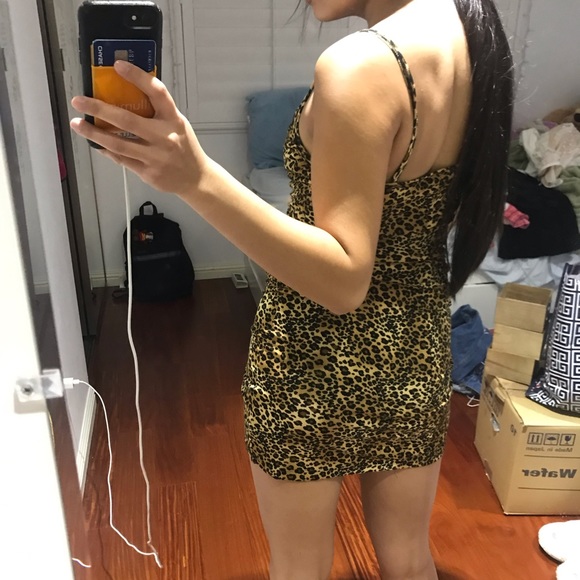 Dolls Kill | Dresses | Cheetah Mini Dress | Poshmark